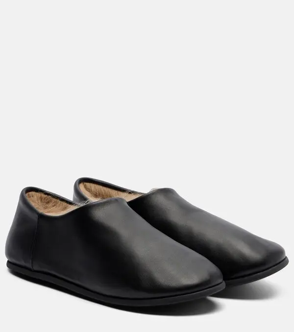 CHRISTEN Big Bootie Leather Slip-on Shoes
