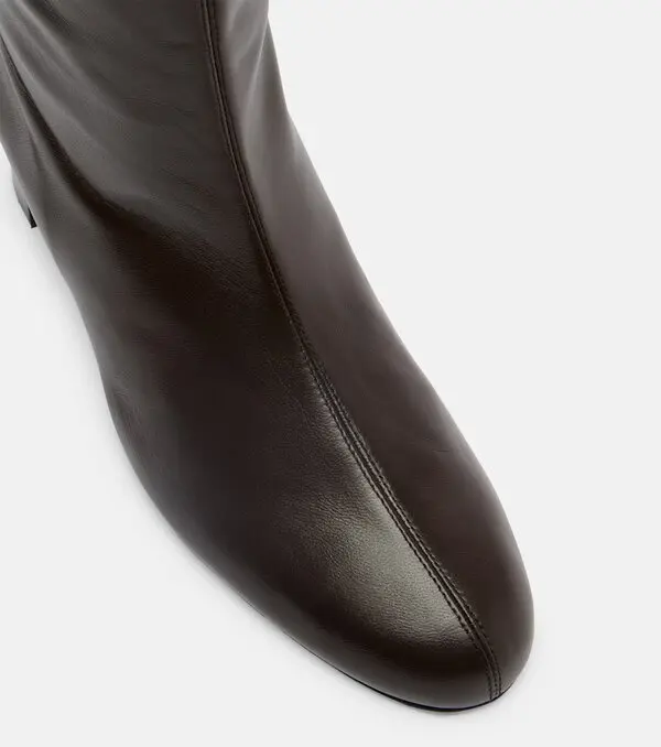 TOTEME Downtown Leather Knee-high Boots - Brown