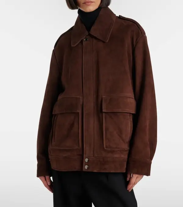 Nour Hammour Drey Suede Field Jacket