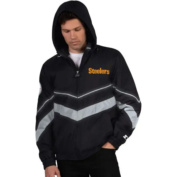 STARTER Pittsburgh Steelers Gridiron Full-zip Jacket