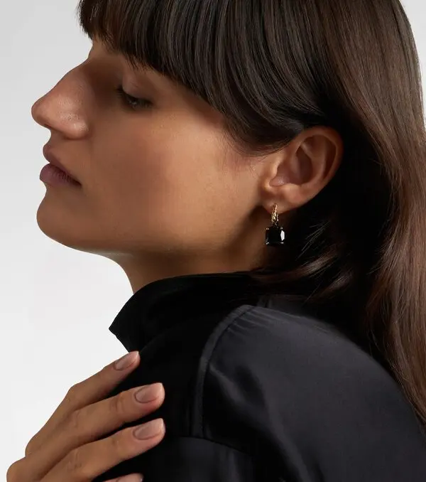 David Yurman Marbella Drop Earrings With Onyx