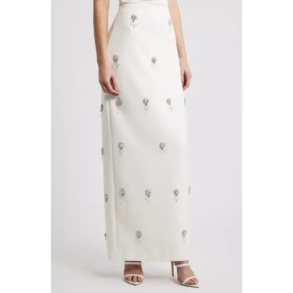 Oddmuse Crystal Embellished Maxi Skirt