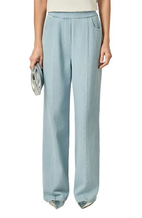 English Factory Pull-on Wide Leg Trouser Jeans