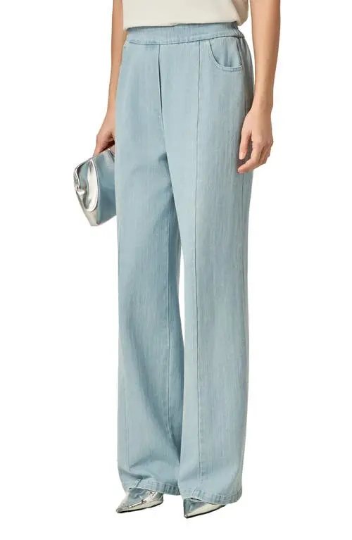 English Factory Pull-on Wide Leg Trouser Jeans