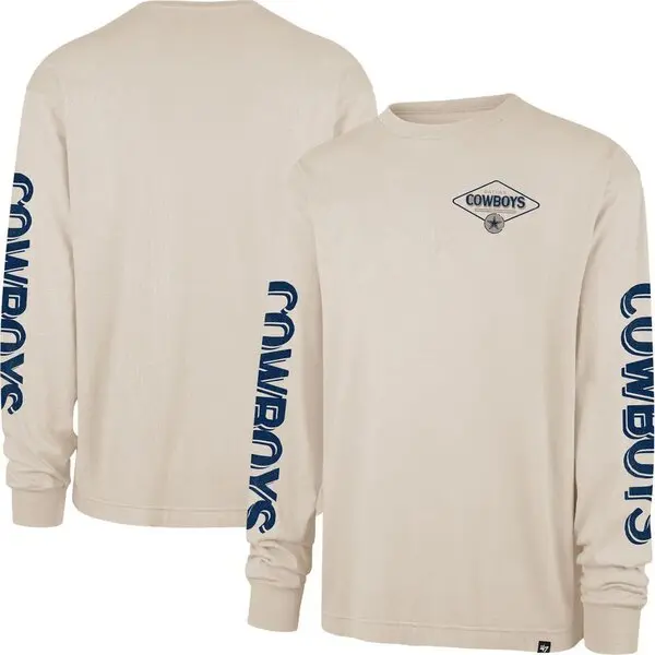 '47 Dallas Cowboys Cairn Ravine Foundation Long Sleeve T-shirt - Tan