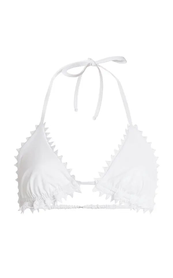 Jacquemus Le Pico Bikini Top - White