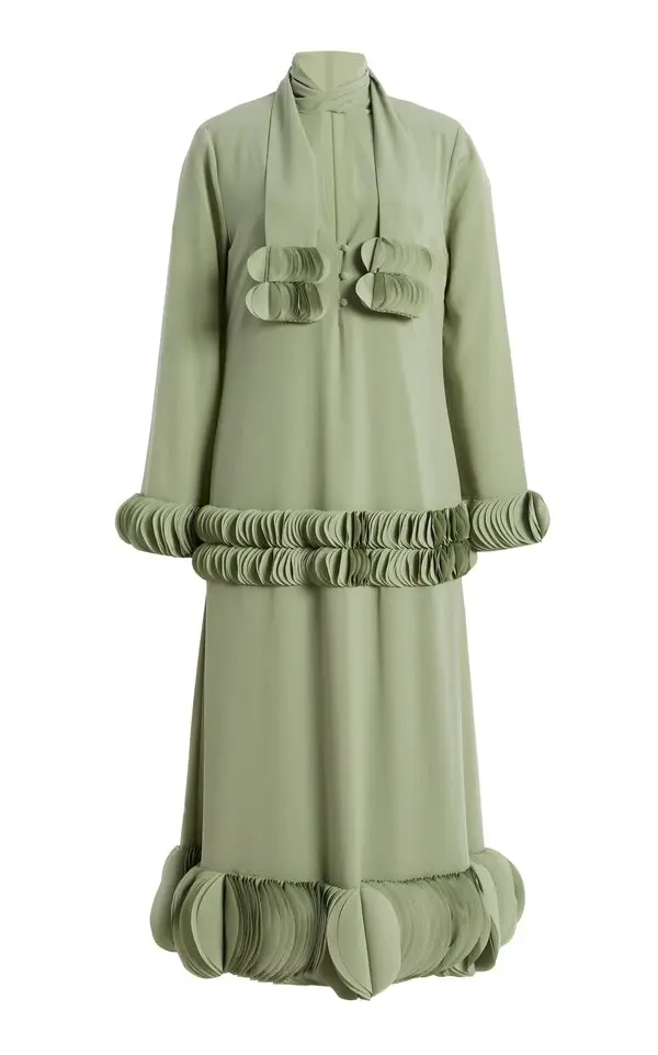 Alexis Zuella Ruffled Midi Dress