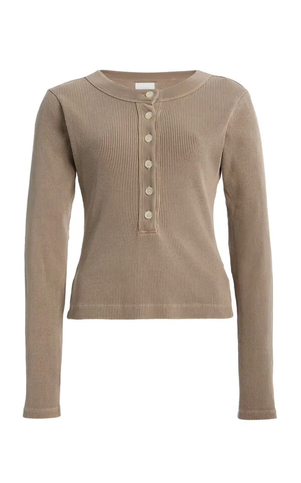 Citizens Of Humanity Varra Henley Top - Neutral
