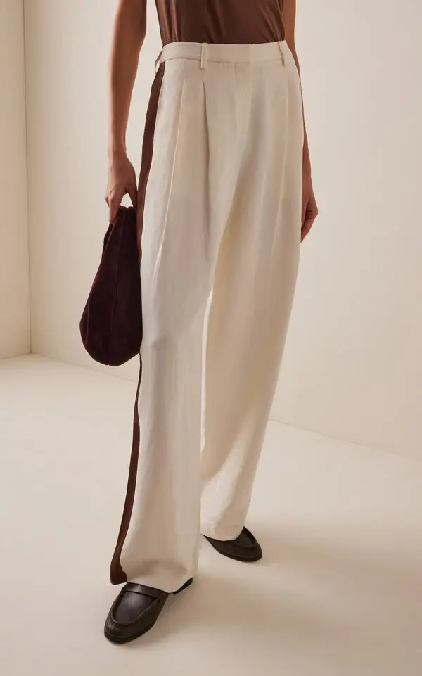 TWP High-rise Wide-leg Trousers
