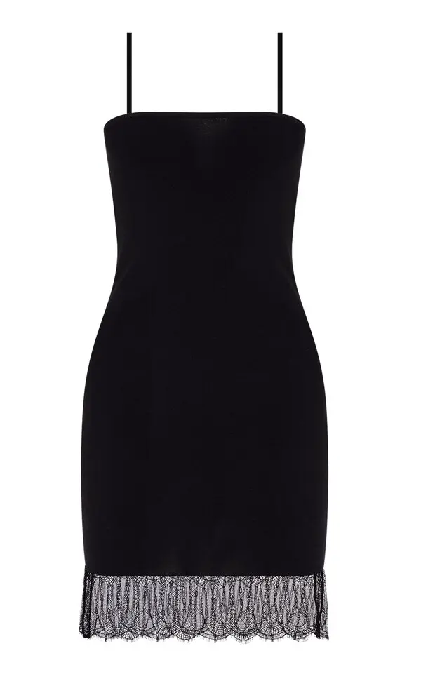 Zeynep Arçay Knit Lace Mini Dress