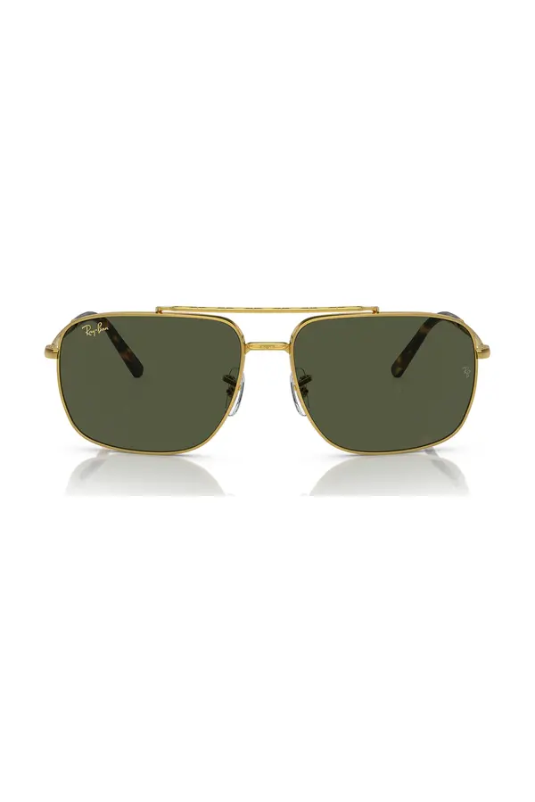 Ray-ban Gold Sunglasses With Lenses