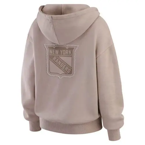 WEAR BY ERIN ANDREWS New York Rangers Washed Pullover Crewdie