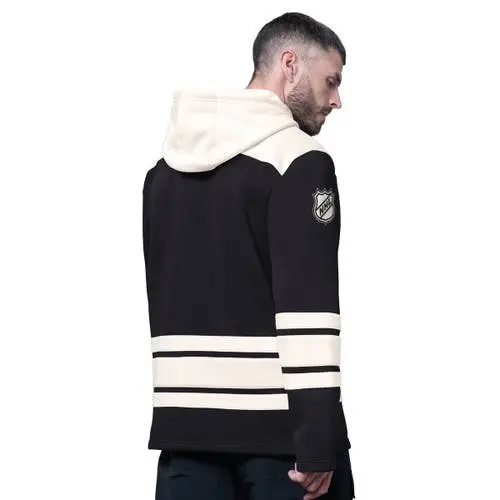 STARTER New York Rangers Slapshot Fashion Hoodie - Black