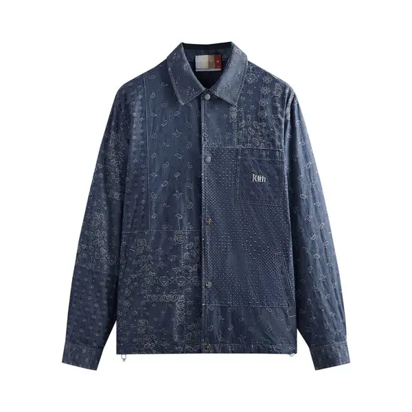 Kith Japanese Patchwork Jacquard Coaches Jacket