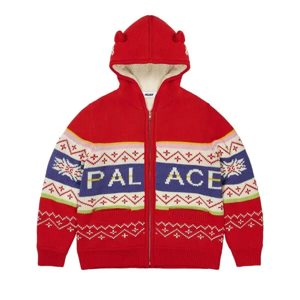 PALACE Loves Me Hooded Knit