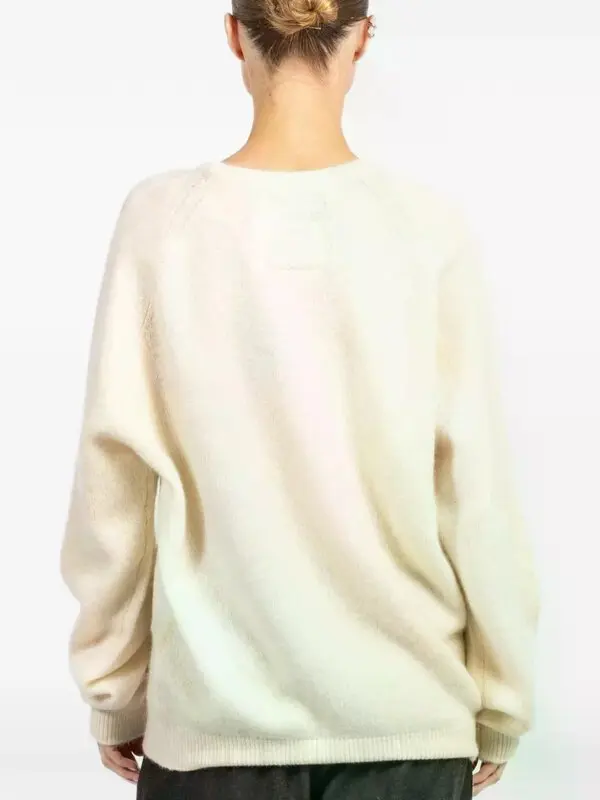 Frenckenberger Round-neck Sweater - Neutrals