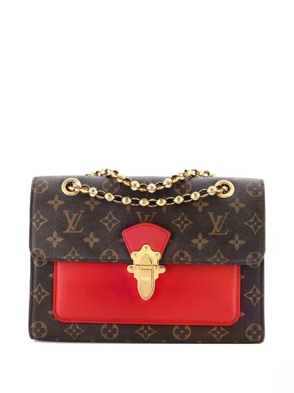 LOUIS VUITTON Monogram Canvas And Leather Shoulder Bag - Brown