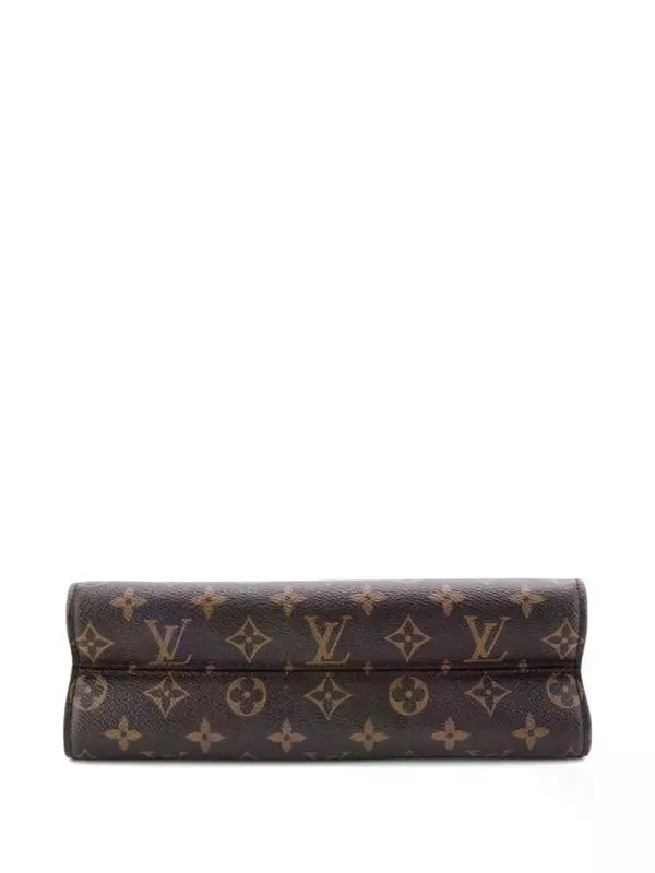 LOUIS VUITTON Monogram Canvas And Leather Shoulder Bag - Brown