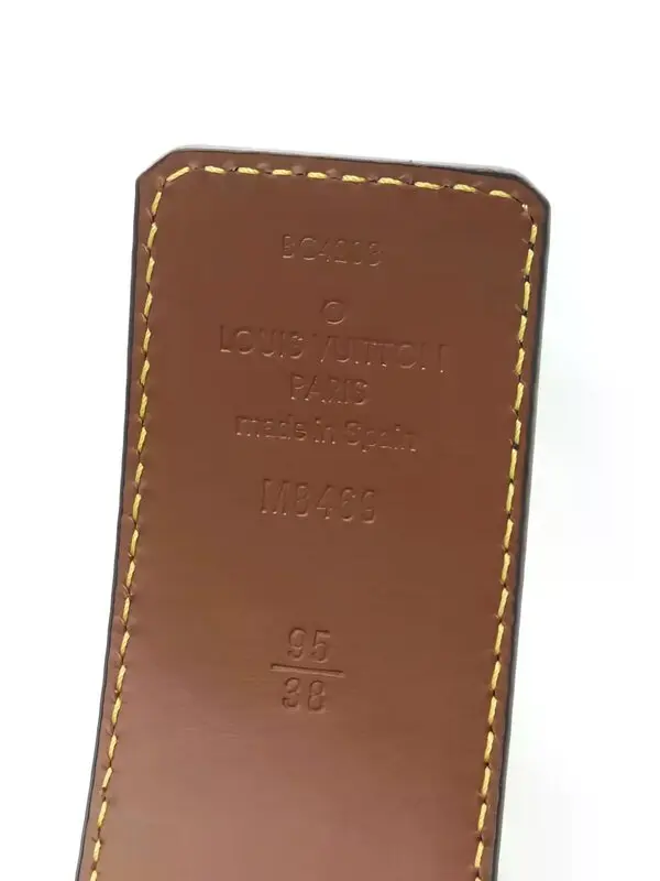 LOUIS VUITTON 2023 Dynasty Reversible Leather Belt