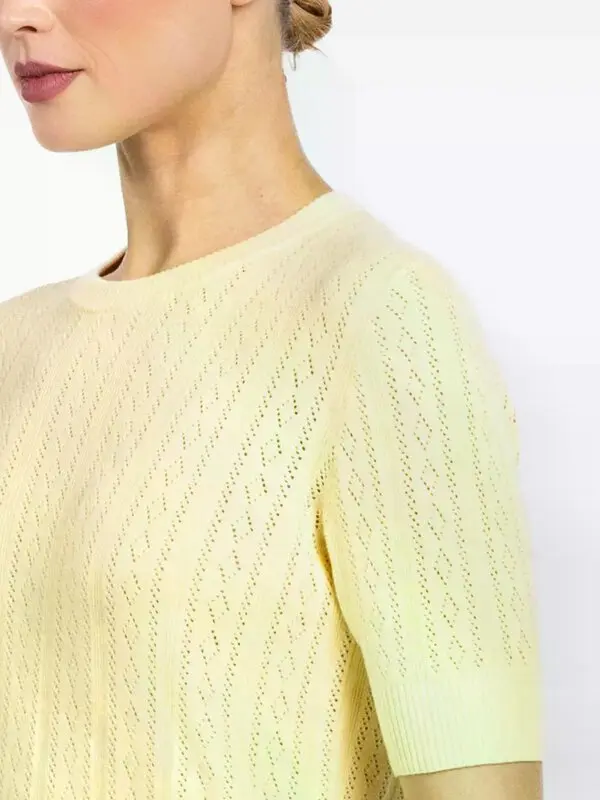 LISA YANG Nika Cable-knit Sweater - Yellow