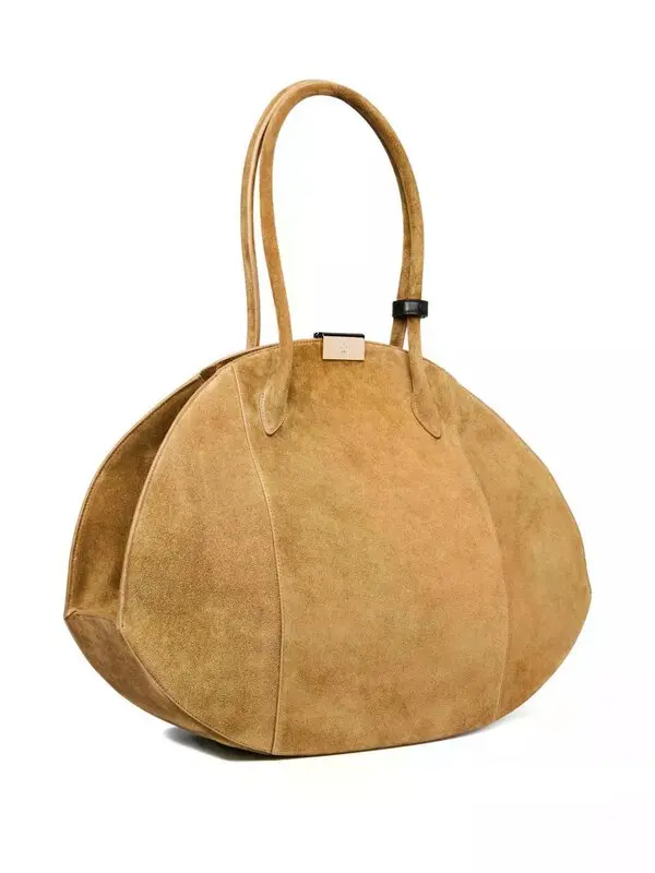 Nina Ricci Le Bal Suede Shoulder Bag - Neutrals