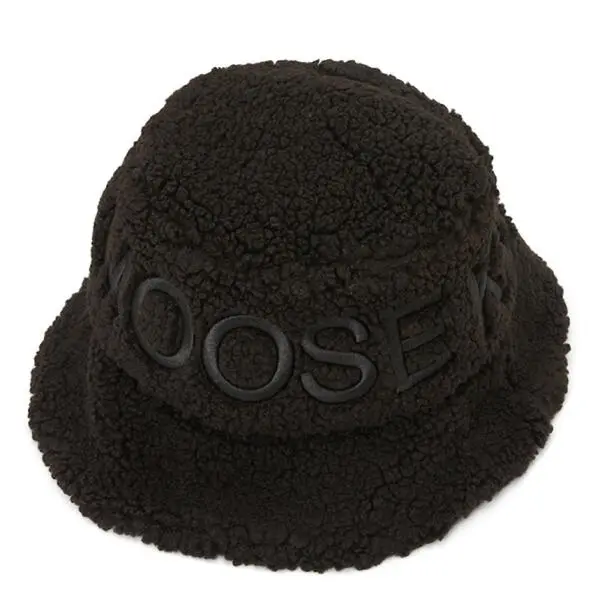 Moose Knuckles Logo Embroidered Bucket Hat - Black