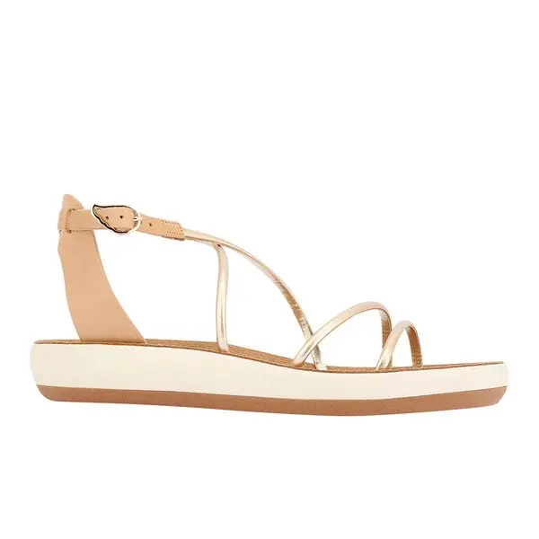 ANCIENT GREEK SANDALS Meloivia Sandals - Natural / Platinum