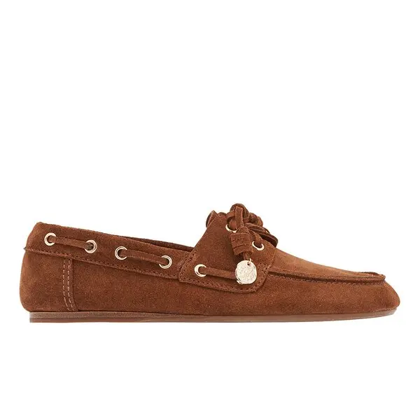 ANCIENT GREEK SANDALS Pliaria Boat Shoe - Rust