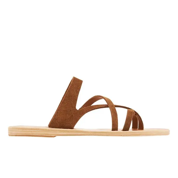 ANCIENT GREEK SANDALS Daria Flat Sandals - Rust