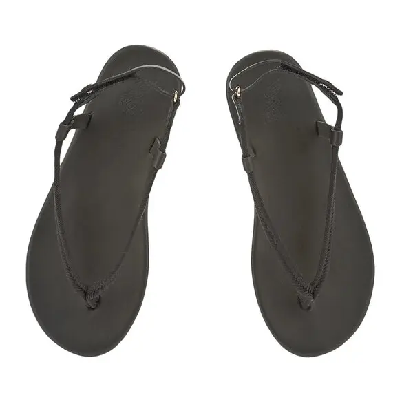 ANCIENT GREEK SANDALS Zoi Rope Sandals - Black