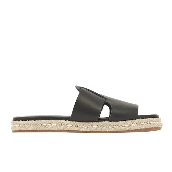 ANCIENT GREEK SANDALS Miltiadis Espadrille - Black