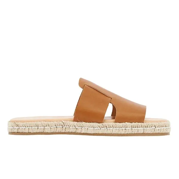 ANCIENT GREEK SANDALS Miltiadis Espadrille - Cuoio