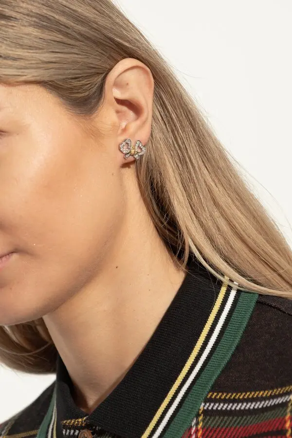 VIVIENNE WESTWOOD Logo Earrings
