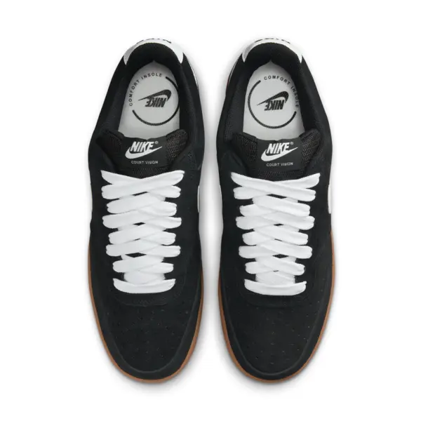 Nike Court Vision Low Fl Shoes - Black