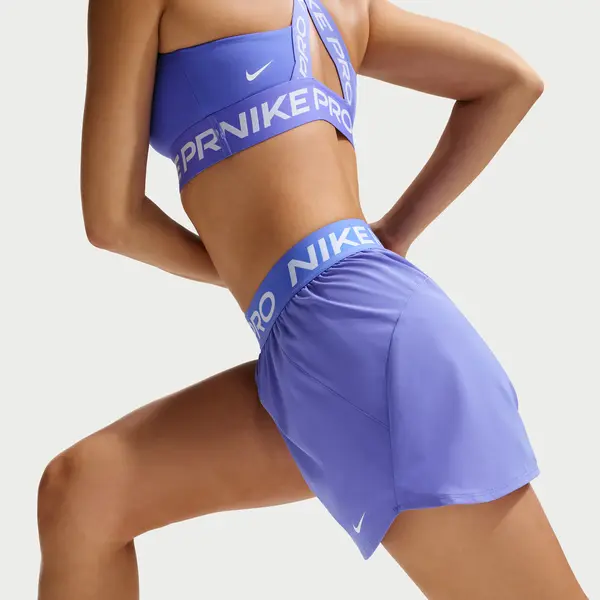 Nike Pro Dri-fit Mid-rise Brief-lined 3" Woven Shorts