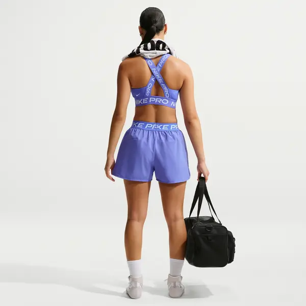 Nike Pro Dri-fit Mid-rise Brief-lined 3" Woven Shorts
