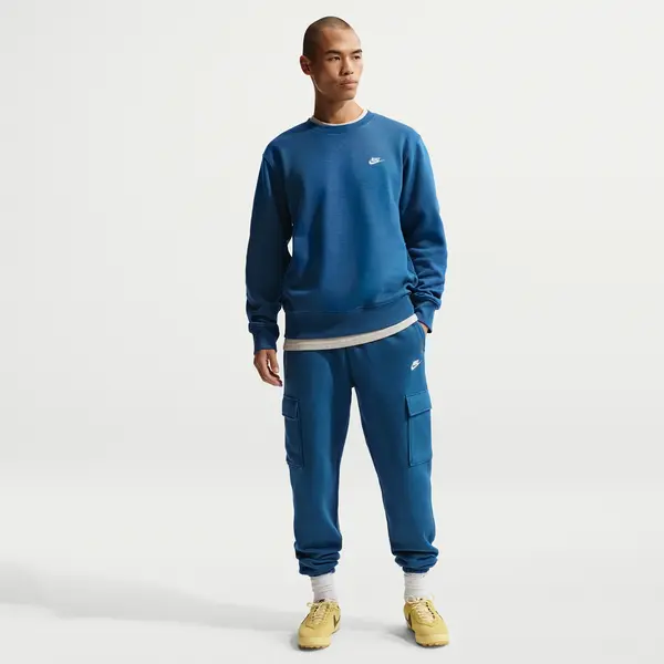 Nike Club Fleece Crew - Blue