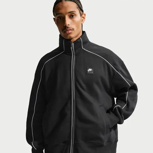 Nike Air Fleece Track Jacket - Black