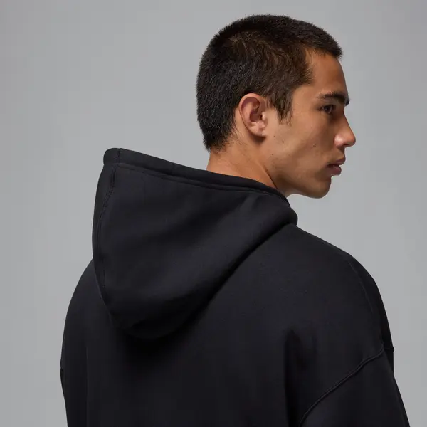JORDAN Brooklyn Fleece Oversized Full-zip Hoodie - Black