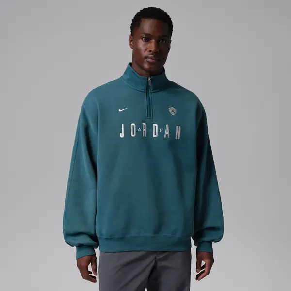 JORDAN Flight Graphic Fleece 1/4-zip - Blue