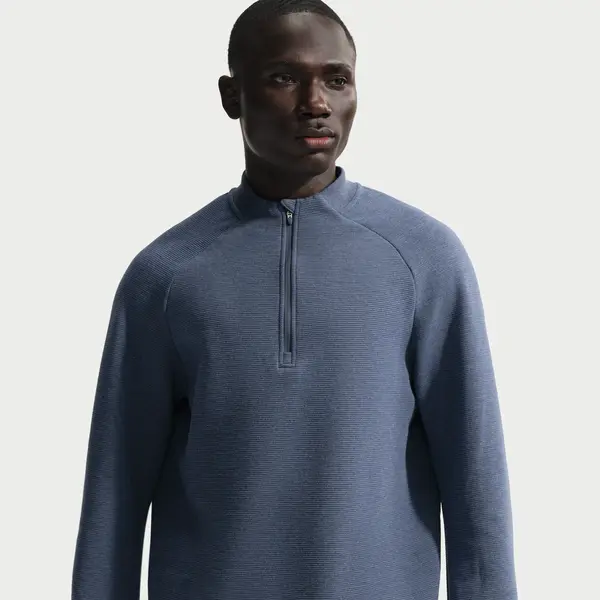 Nike Par Therma-fit 1/2-zip Golf Top - Blue