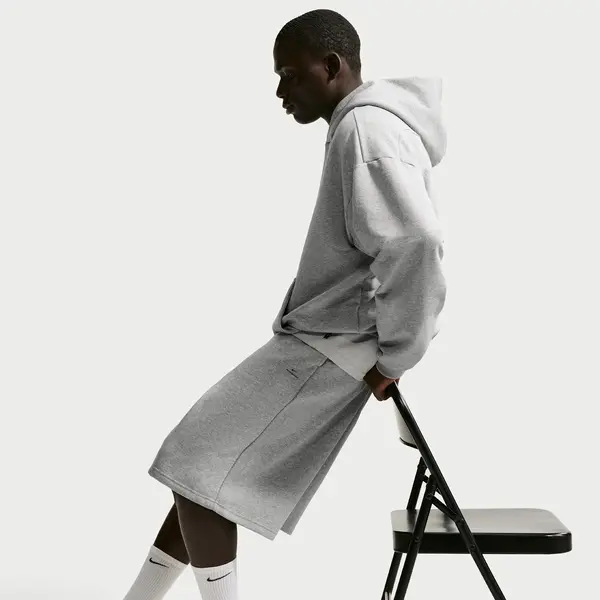 Nike Standard Issue Therma-fit 14" Fleece Basketball Shorts - Grey
