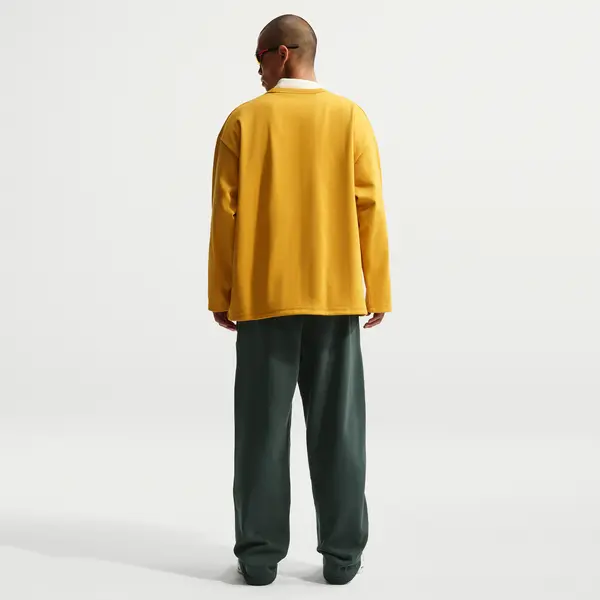 Nike Solo Swoosh Fleece Open-hem Pants - Green