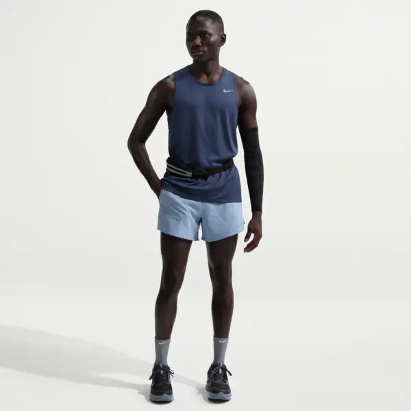 Nike Stride Dri-fit 5" Brief-lined Running Shorts - Blue