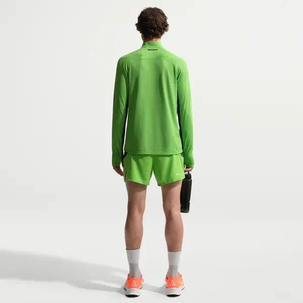 Nike Dri-fit Mid-layer 1/4-zip Trail Running Top - Green