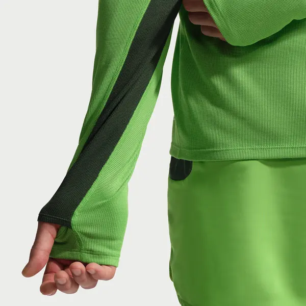 Nike Dri-fit Mid-layer 1/4-zip Trail Running Top - Green