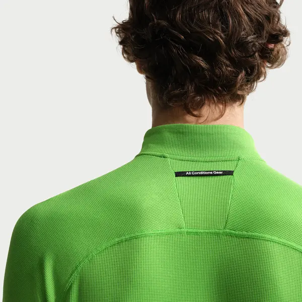 Nike Dri-fit Mid-layer 1/4-zip Trail Running Top - Green