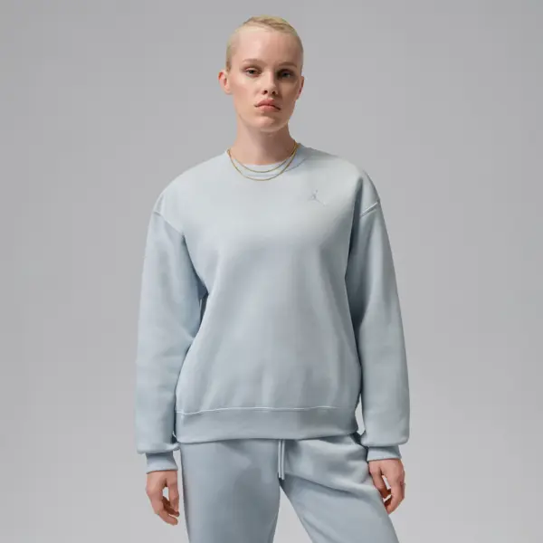 JORDAN Brooklyn Fleece Crew-neck Sweatshirt - Blue