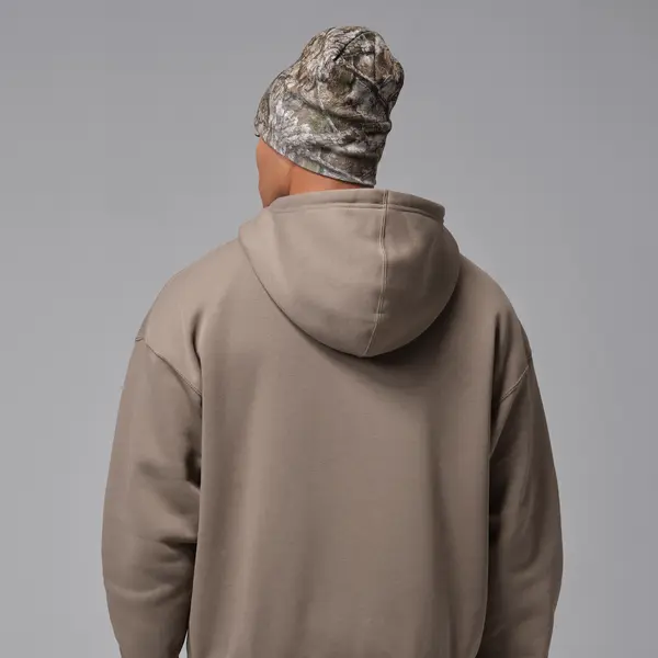JORDAN Brooklyn Fleece Oversized Full-zip Hoodie - Grey