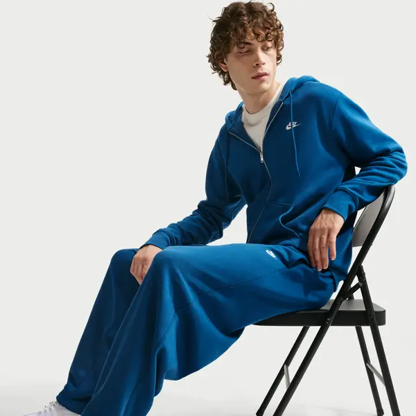 Nike Sportswear Club Oversized French Terry Pants - Blue